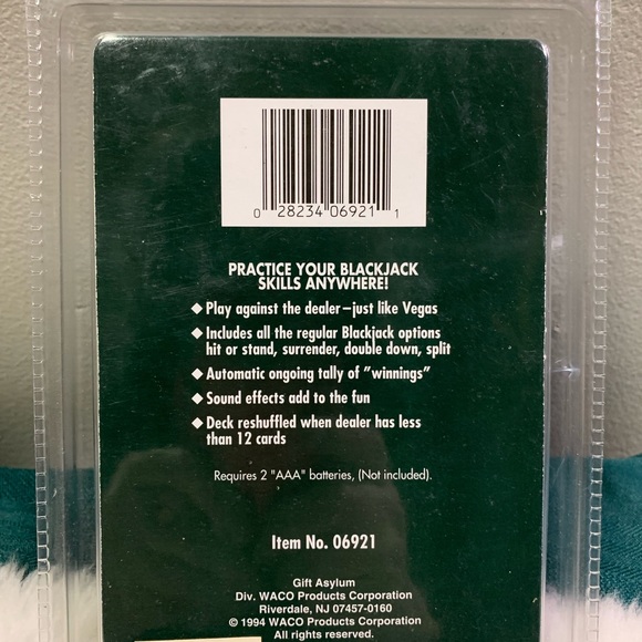 Other | New Vintage 1994 Waco Deluxe Black Jack Pocket Electronic ...